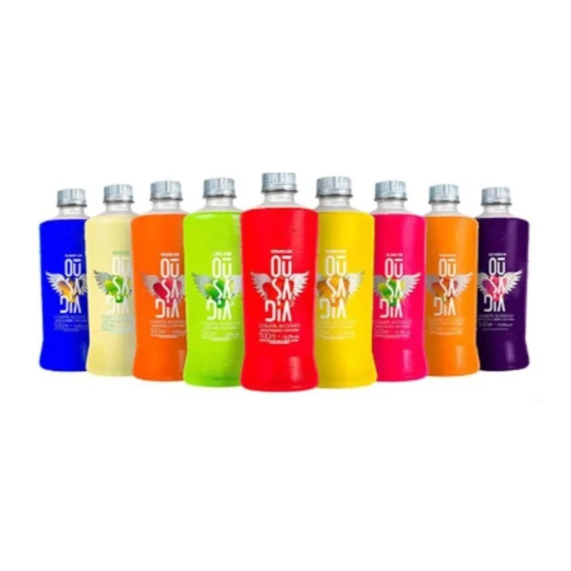 OUSADIA BLUEBERRY COQUETEL ALCOÓLICO PET 500ML (12 Unidades) | Shopee ...