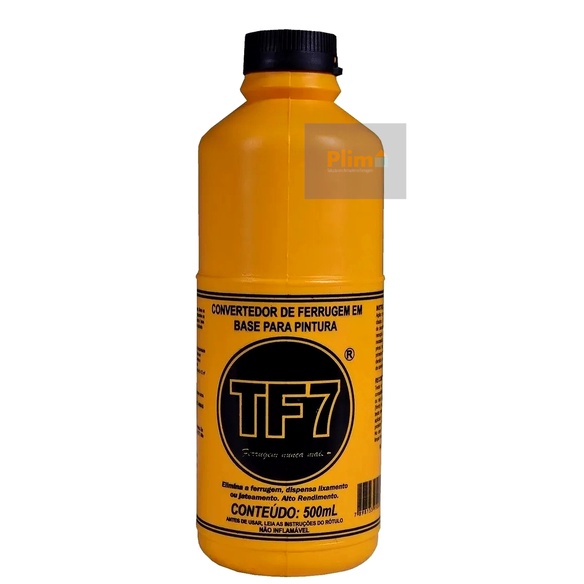 Convertedor De Ferrugem Cf-tf7 500ml TF7 Corrosão Meio Litro | Shopee Brasil
