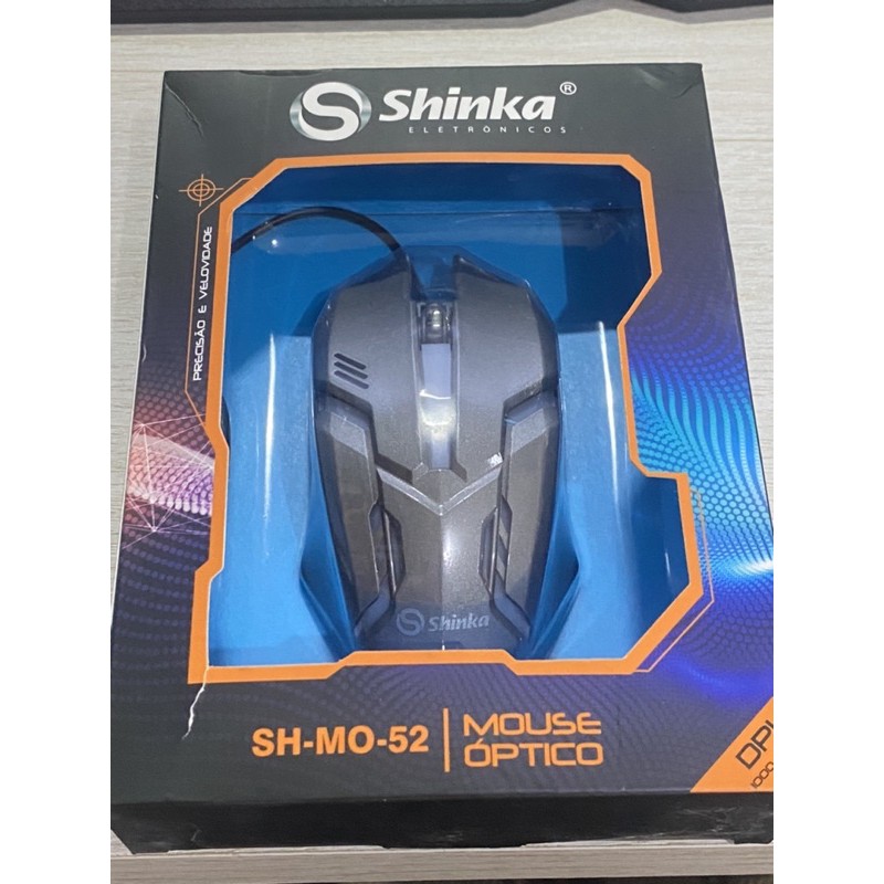 Mouse Gamer óptico com fio Shinka SH MO 52 | Shopee Brasil