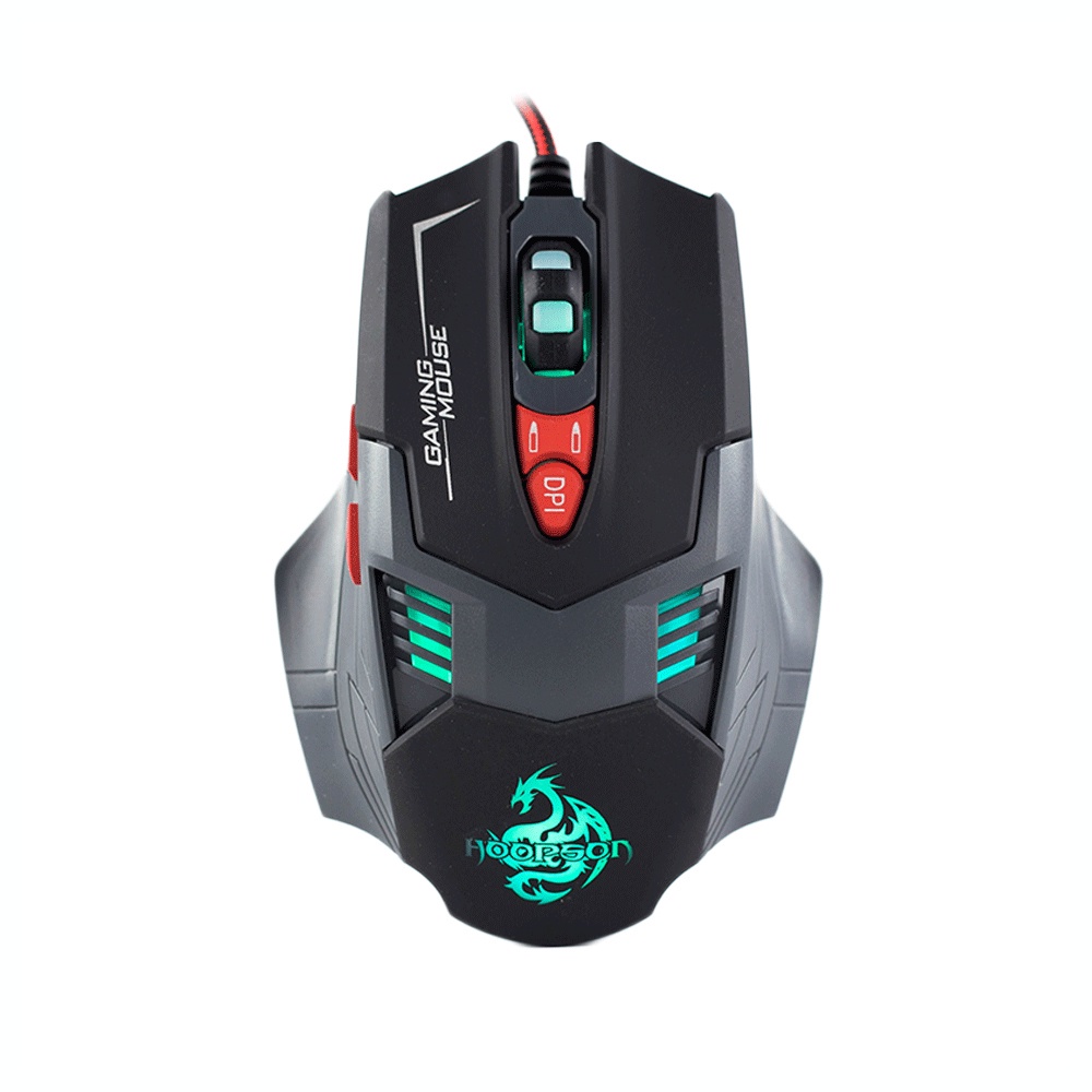 Mouse Gamer USB Profissional 7 Botões 2500DPI Gx800 Hoopson | Shopee Brasil