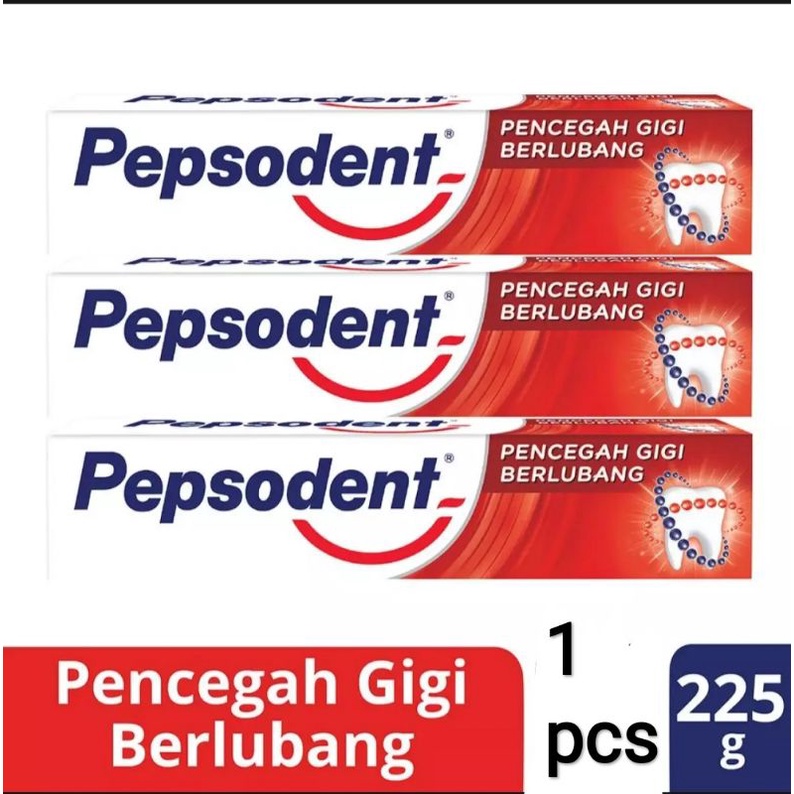 Pasta De Dente Pepsodent 225gr Contents One Pcs | Shopee Brasil