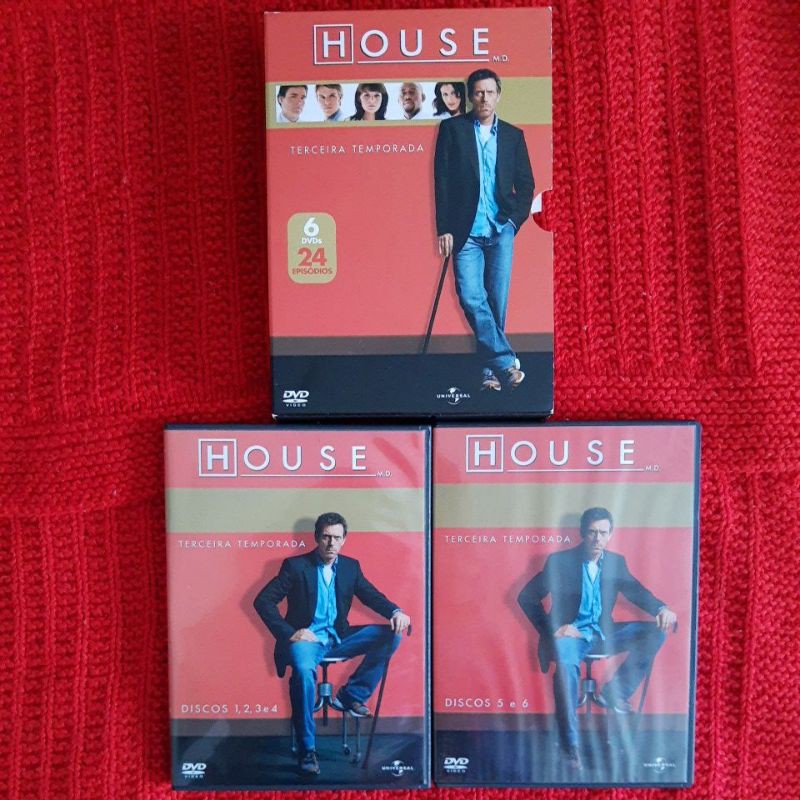 Box DVD Dr House Terceira Temporada | Shopee Brasil
