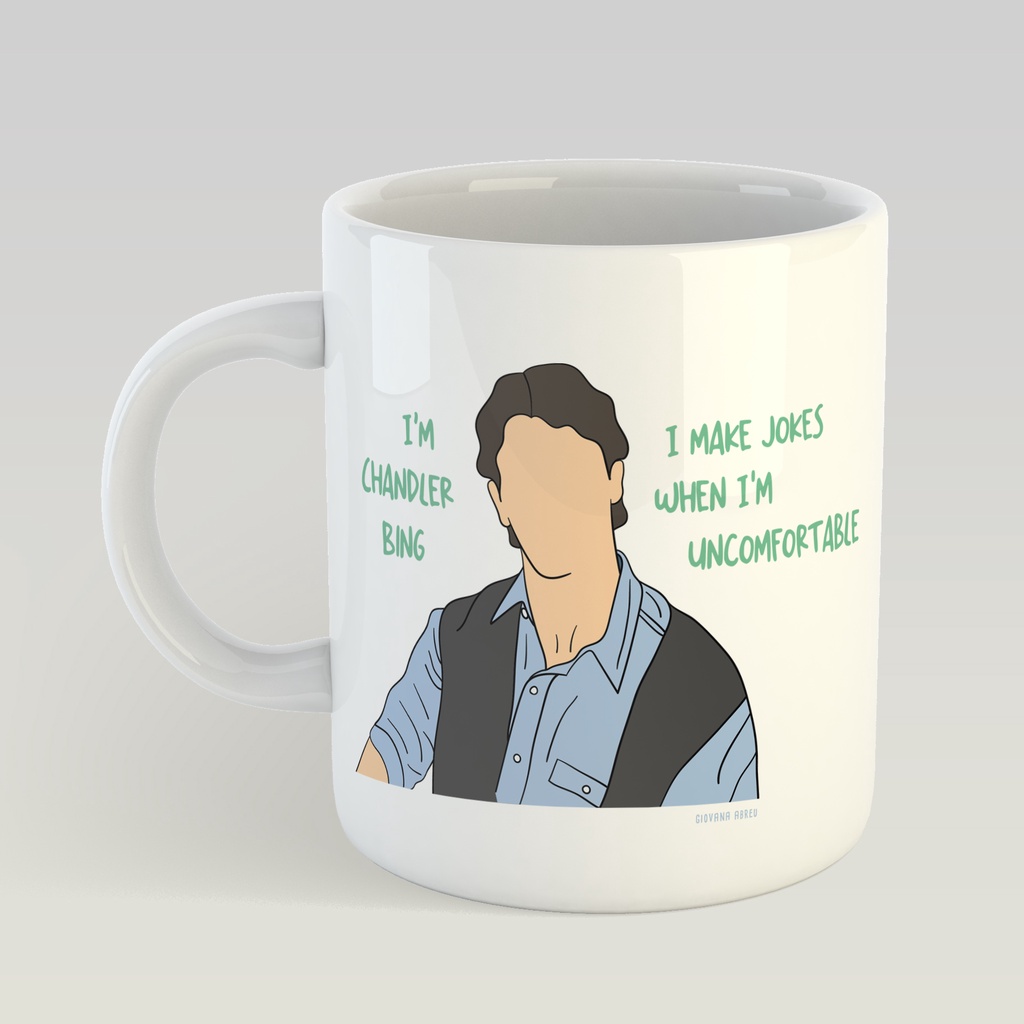 Caneca Friends Chandler Bing | Shopee Brasil