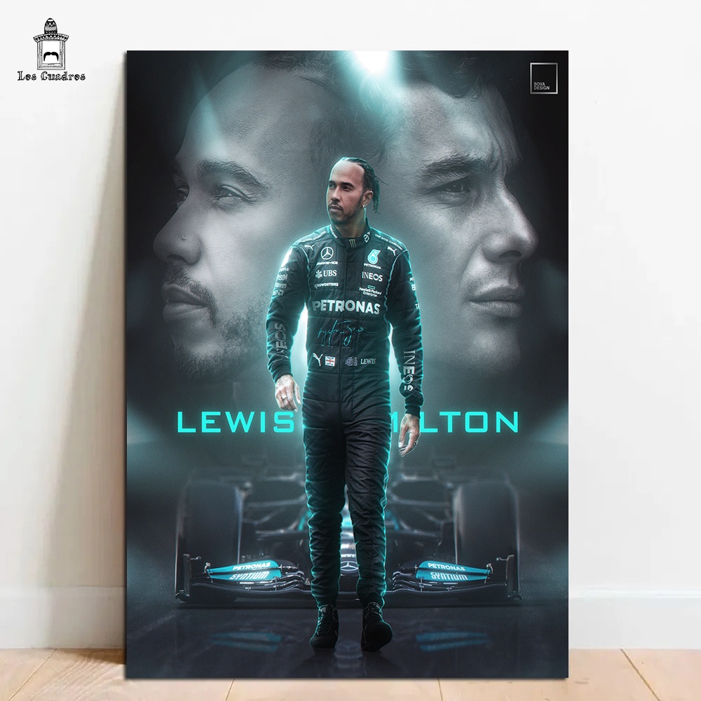 Quadro Decorativo Formula 1 Lewis Hamilton em MDF 28x20cm | Shopee Brasil