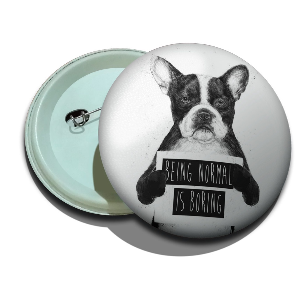 Botton Being Normal | Shopee Brasil