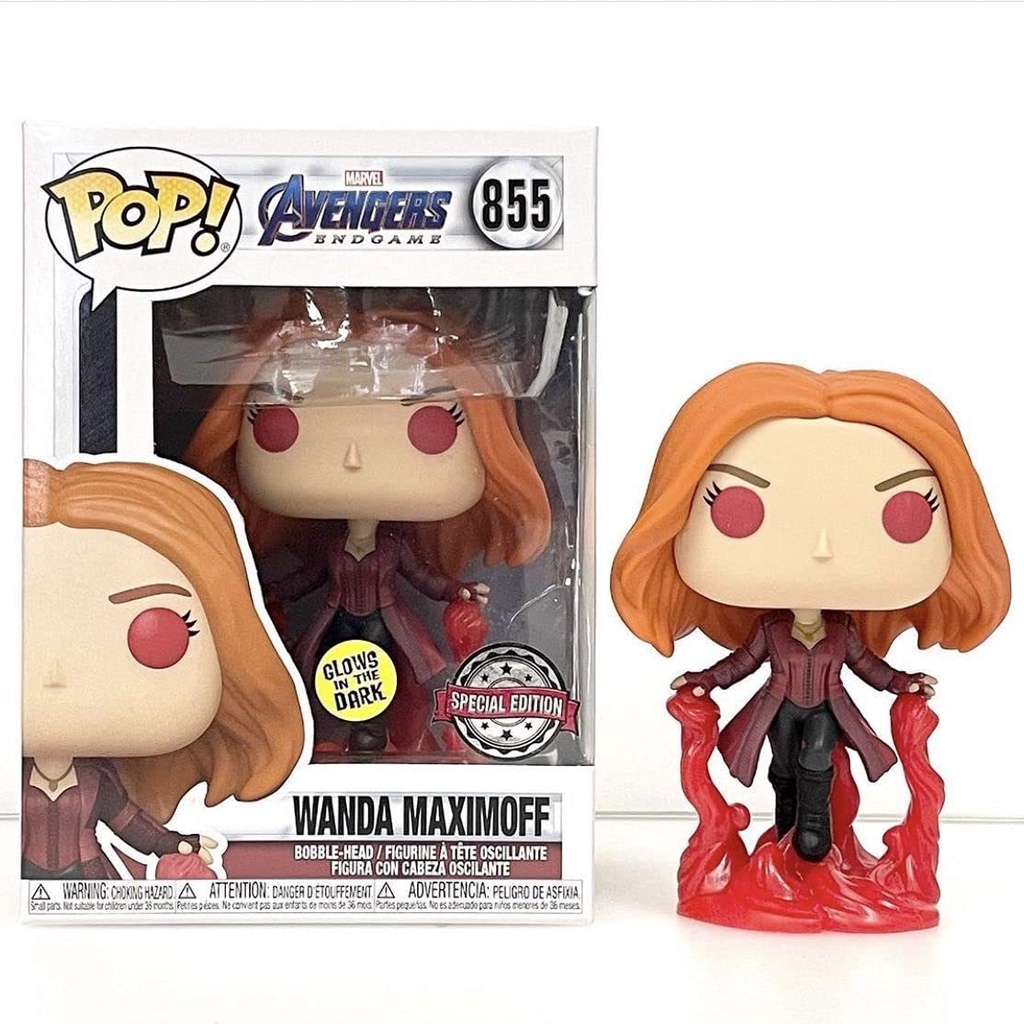 Funko Pop ! Marvel 《 The Avengers 》 Scarlet Witch Wanda Maximoff Action ...