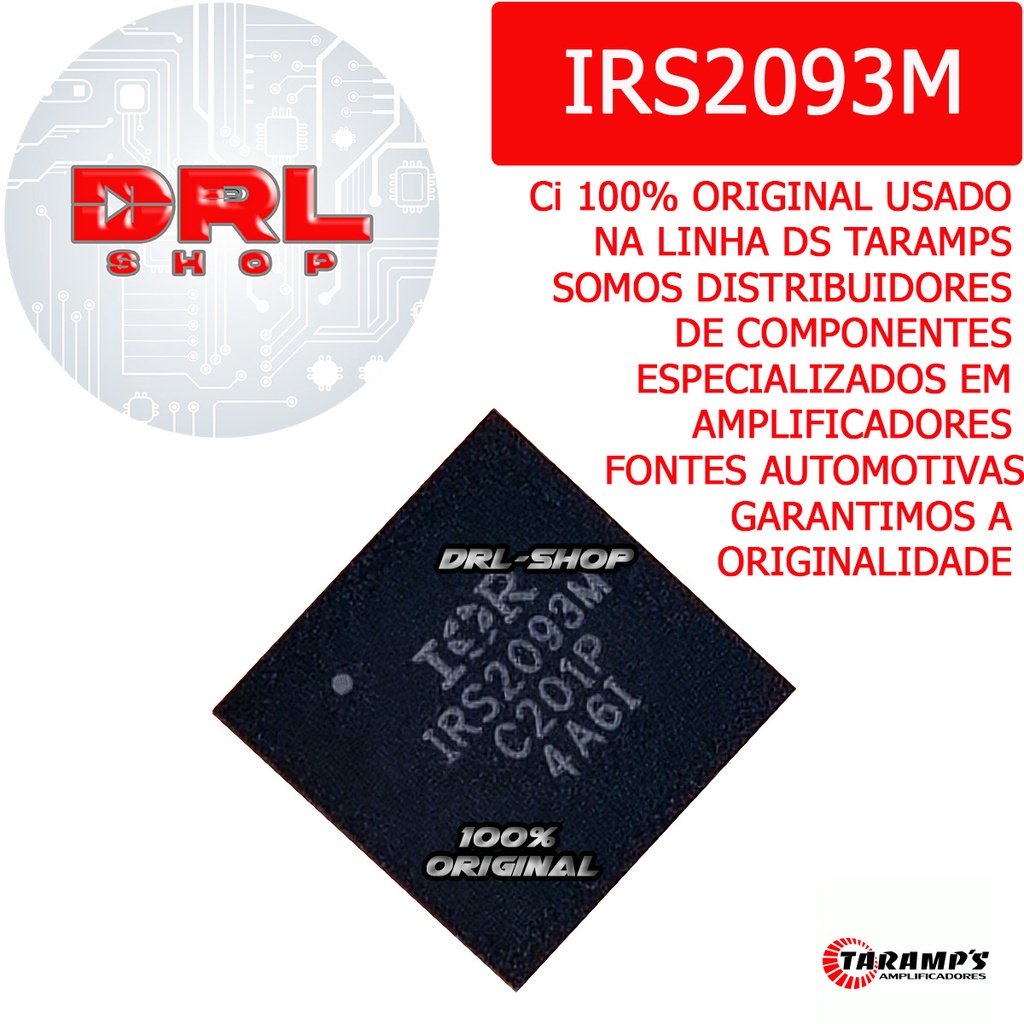 Ci Irs2093m SMD IRS2093 100% Original Linha DS Taramps | Shopee Brasil