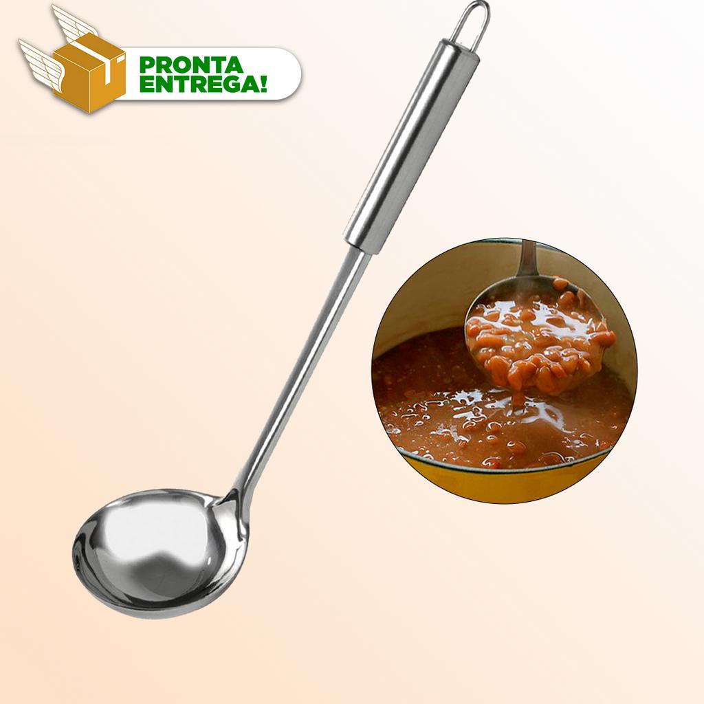 Concha América 22cm Aço Inox Cozinha Feijão Sopas e Caldos | Shopee Brasil