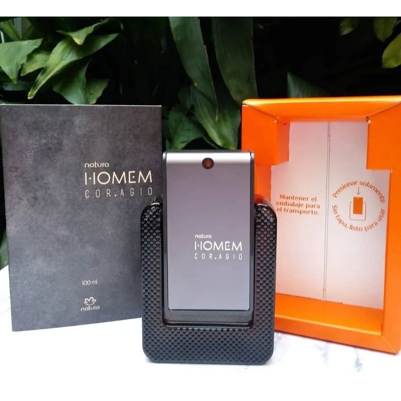 PERFUME NATURA HOMEM CORAGIO 100ML NATURA | Shopee Brasil