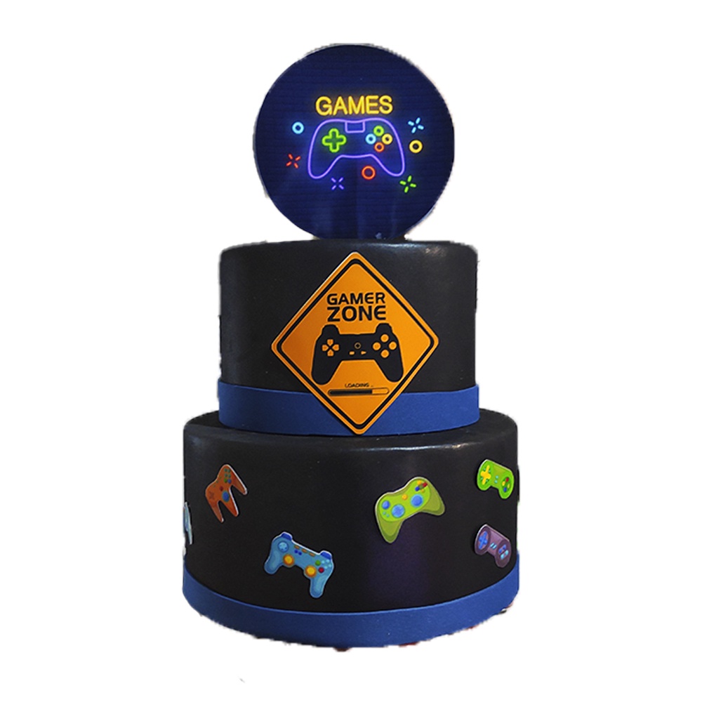 Bolo Fake / Falso Video Game / Gamer - Ideal Pegue E Monte | Shopee Brasil