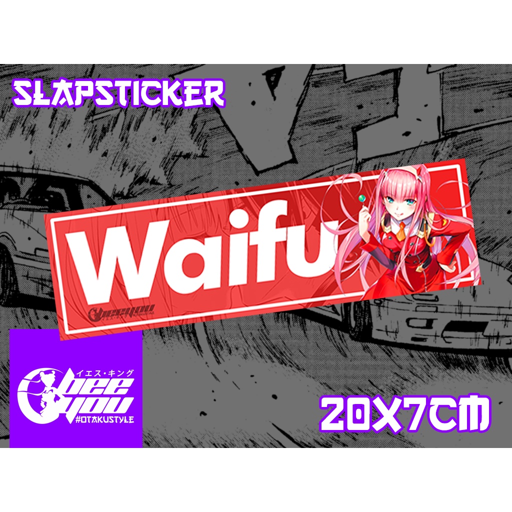 Adesivo Decorativo para Carro - Slap Sticker Waifu Itasha Personagens ...