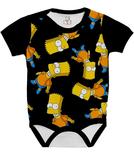 Body Bodies Bebê Desenho Personalizado Bart Simpsons | Shopee Brasil