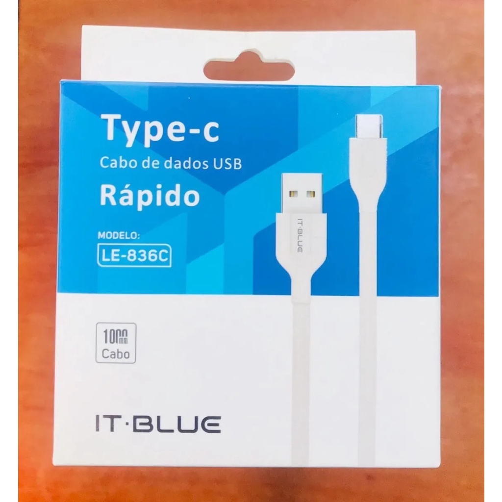 Cabo Usb 1m Le-836c - It-blue | Shopee Brasil