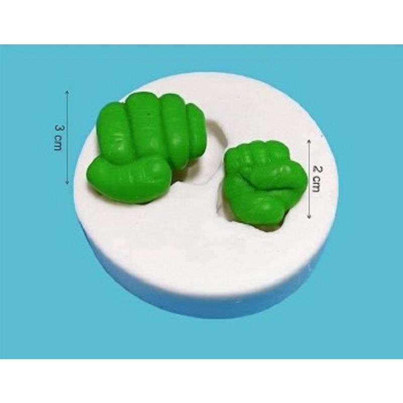 Molde de Silicone Mão do Hulk | Shopee Brasil