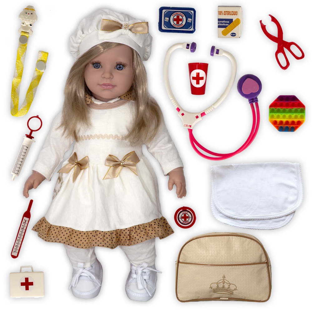 Boneca Baby Realista Reborn Membros em Silicone Grande LOL | Shopee Brasil