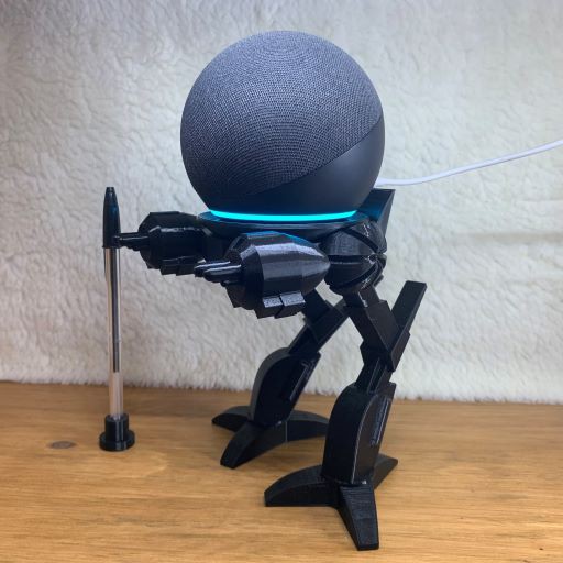 Suporte alexa echo dot - mecha robo de combate | Shopee Brasil