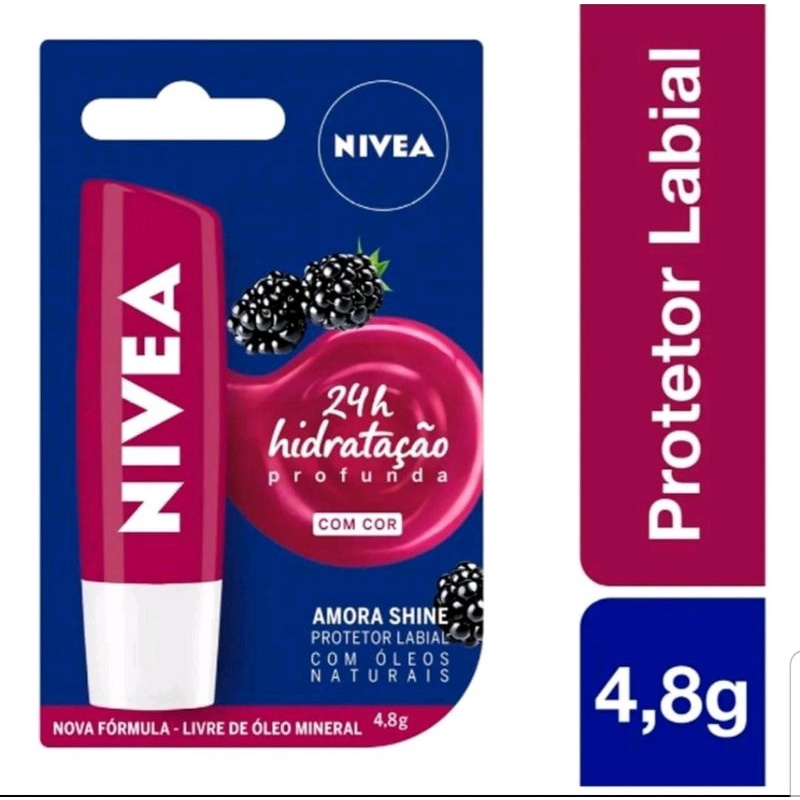 Protetor Labial Nívea 4,8g Diversos sabores - Envio imediato | Shopee ...