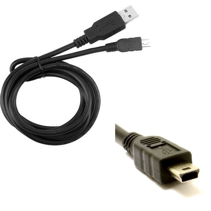 Cabo Mini Usb Para Carregar Controle Ps3 Cx Som C/ 3 Metros | Shopee Brasil