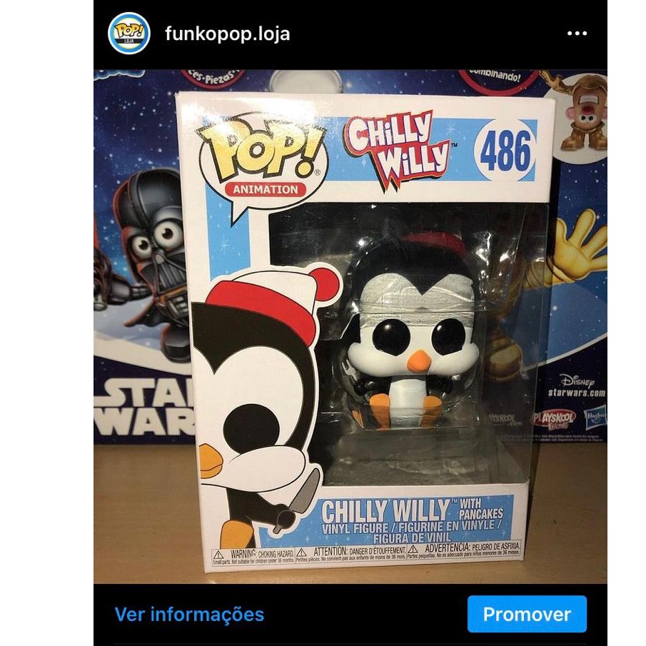 Funko Pop Chilly Willy With Pancakes #486 Original | Shopee Brasil