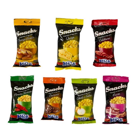 Salgadinho pastelzinho Snacks keleck vários sabores 40g | Shopee Brasil