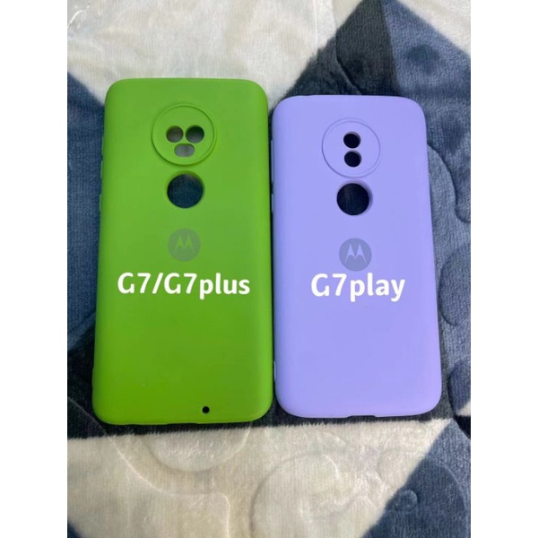 Capa Case Silicone com Aveludada com Logo Para Motorola G7 G7plus G7play | Shopee Brasil