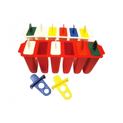 Forma De Sorvete Picole Media Plastica Verão P/ 6 Sorvetes | Shopee Brasil