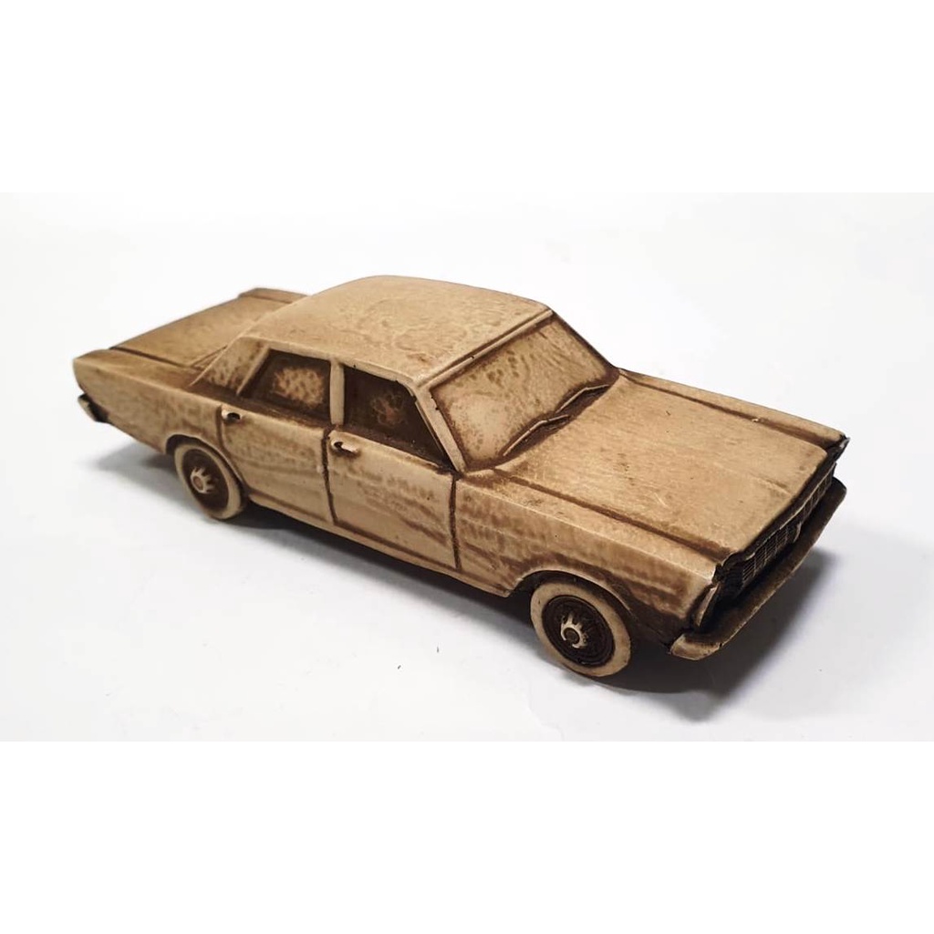 Miniatura Carro Nacional Artesanal Ford Galaxie V8 1967 Resina Sólida ...