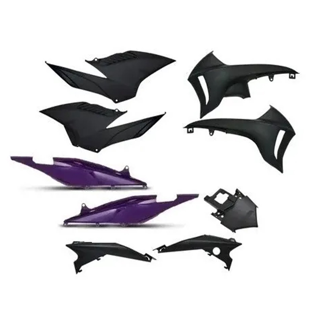 Kit Carenagem Rabeta Aba Tanque Tampa Cb300 Pp 2009/12 | Shopee Brasil