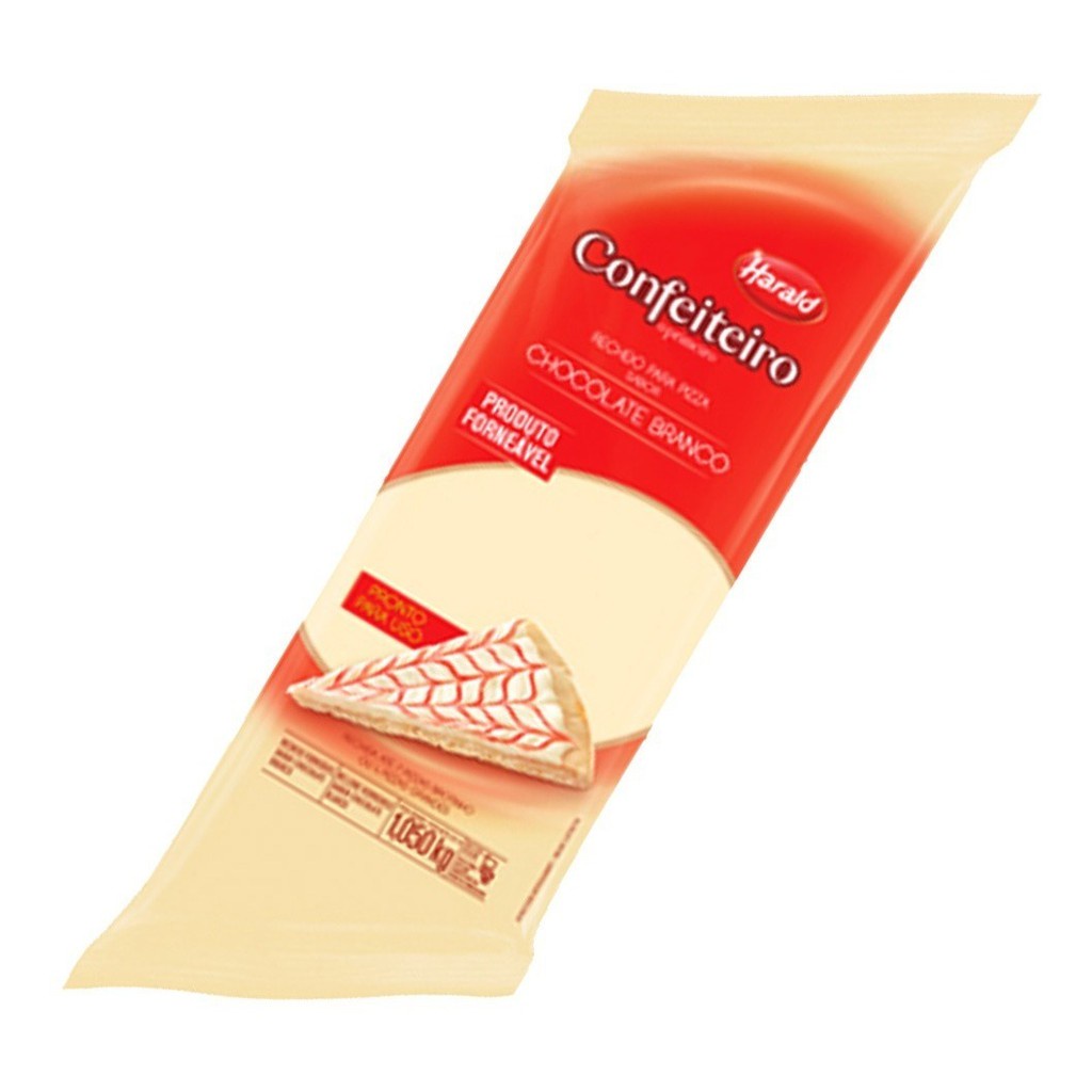 Recheio Forneavel Chocolate Branco Harald, bisnaga de 1,05kg | Shopee Brasil