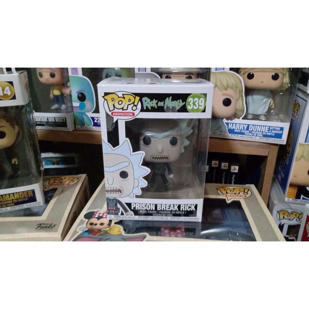 Funko Pop Rick and Morty Prison Break Rick 339 | Shopee Brasil