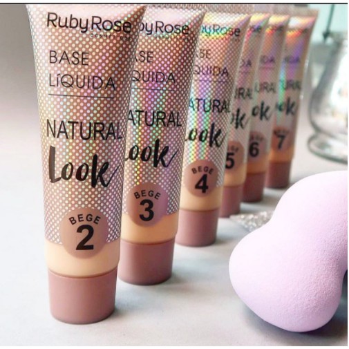 Base Líquida Natural Look Ruby Rose | Shopee Brasil