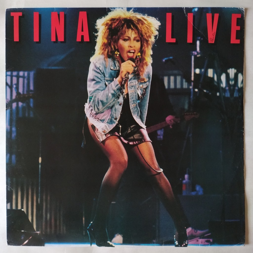 DISCO DE VINIL LP - TINA TURNER – TINA LIVE (1987) | Shopee Brasil