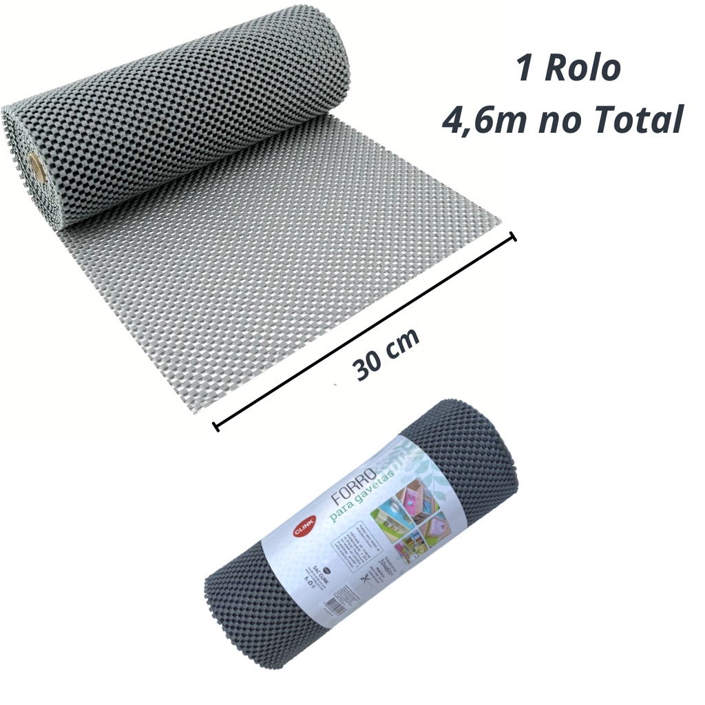 Forro Gaveta Armário Cozinha 1 Rolo com 4,6 metros x 30 cm ...