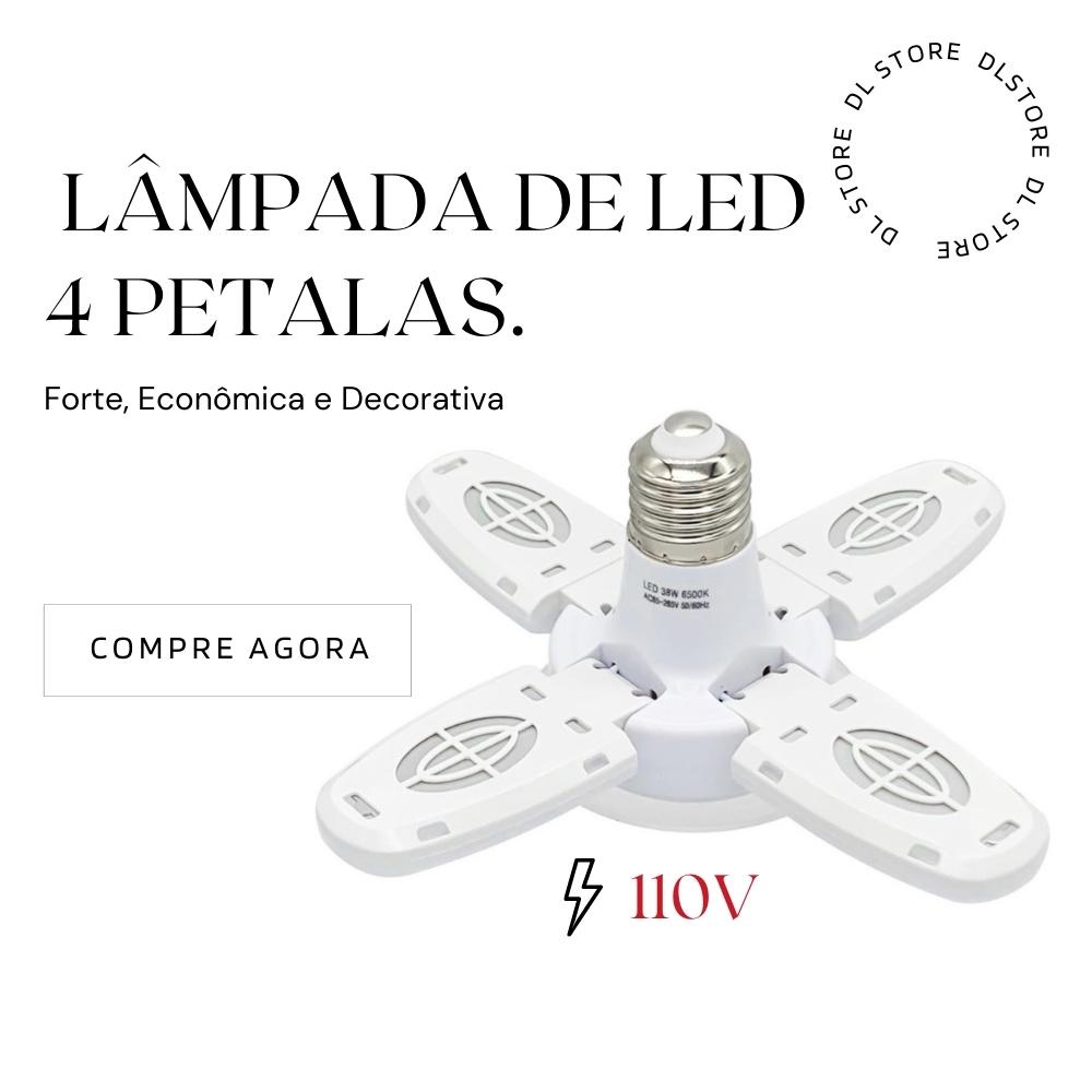 Lampada de Led BIVOLT Petalas Dobravel Ajustavel 60w ou 28w 6500k E27 ...