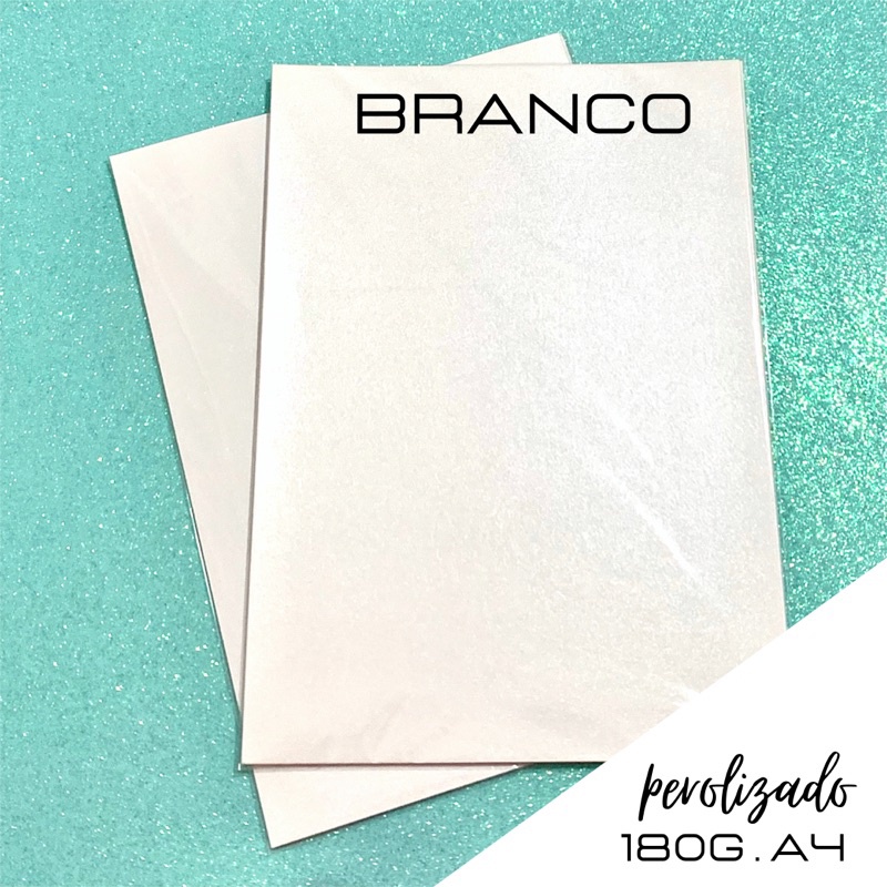 Papel A4 / branco perolado 180g perolizado - 10 folhas | Shopee Brasil