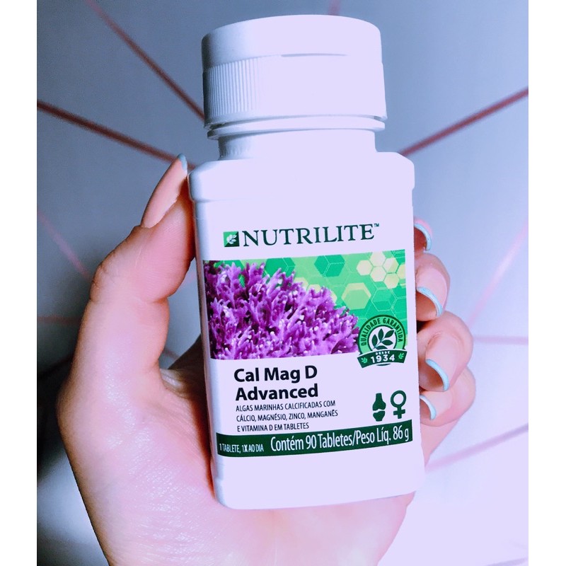 Cálcio Cal Mag D Advanced Nutrilite | Shopee Brasil