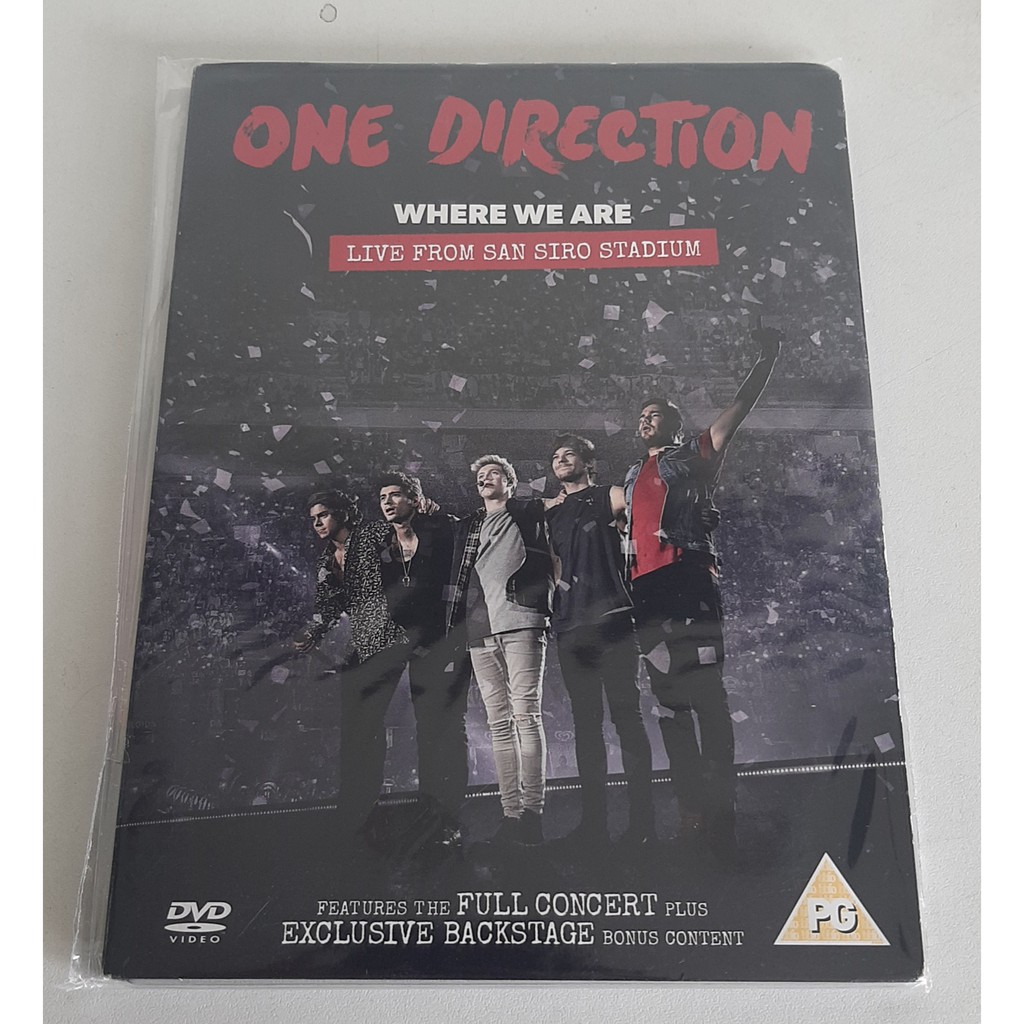 DVD One Direction - Where We Are - Live From San siro Stadium | Shopee ...
