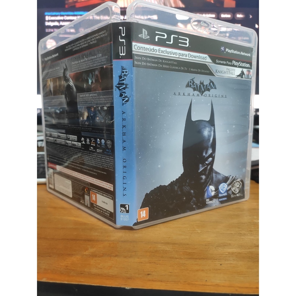 Batman Arkham Origins PS3 Playstation 3 Jogo Mídia Física Original ...