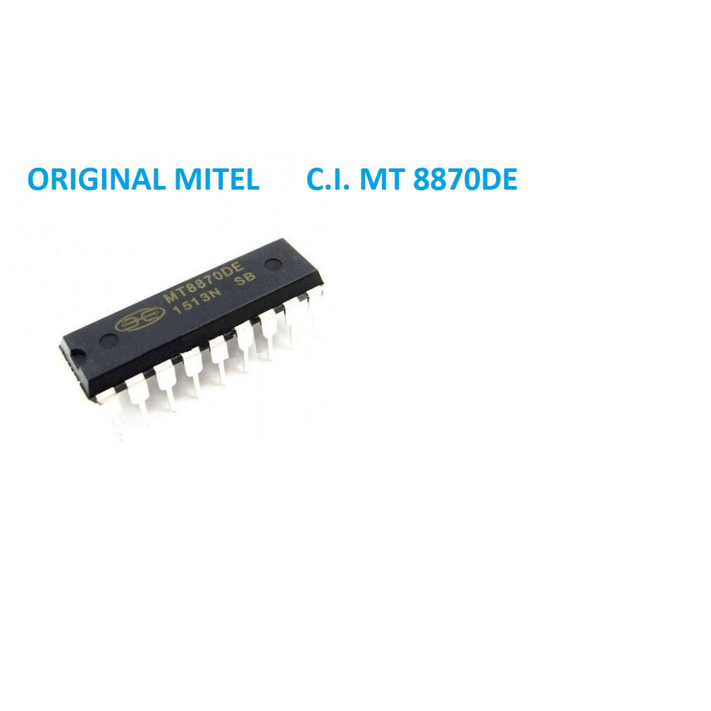 1 Peça Circuito Integrado Mt 8870de Mitel Original 8870 Mt8870 Mt8870de ...