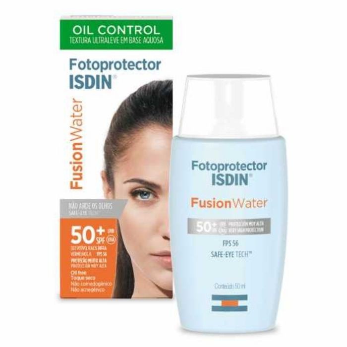 Protetor Solar Facial Isdin - Fotop Fusion Water 5 Stars FPS60 - 50ml ® | Shopee Brasil