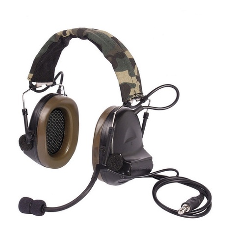 Headset Z Tac Comtac Ii Z041 - Preto - Airsoft | Shopee Brasil