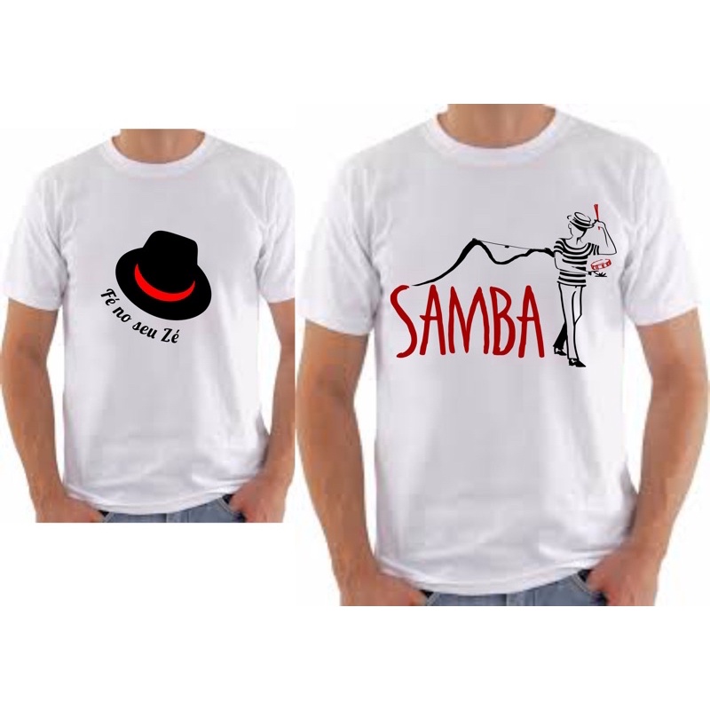 camiseta samba. | Shopee Brasil