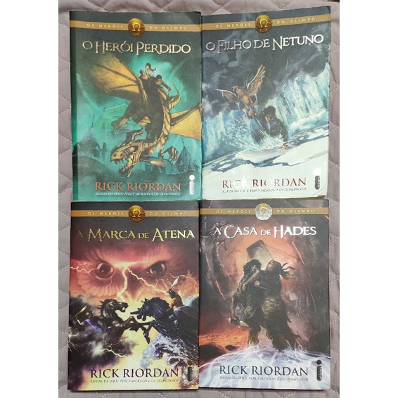 Os Heróis Do Olimpo Rick Riordan Shopee Brasil