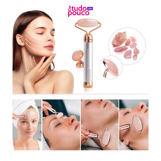 Rolo Massageador Finishing Touch Flawless Contour Rosé | Shopee Brasil