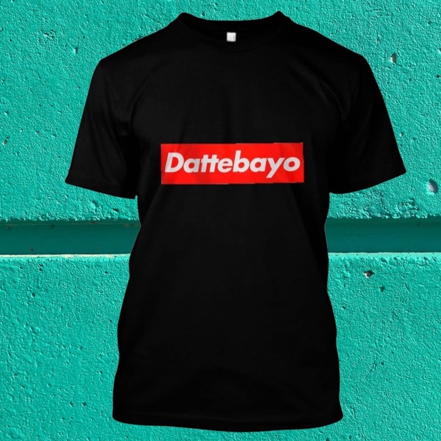 CAMISETA DATTEBAYO / GEEK / JAPAN / ANIME / PRETA | Shopee Brasil