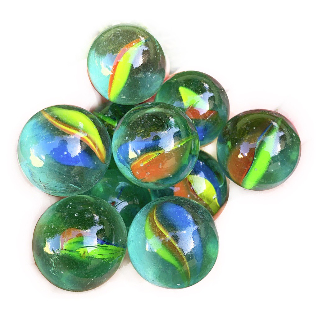 10 Bolões Bolinhas de Gude 25mm Americano Colorido Importado brinquedos ...