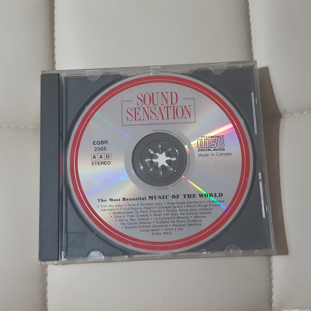 Cd Madacy Sound Sensation - Series 'The Most Beautiful Music Of The ...