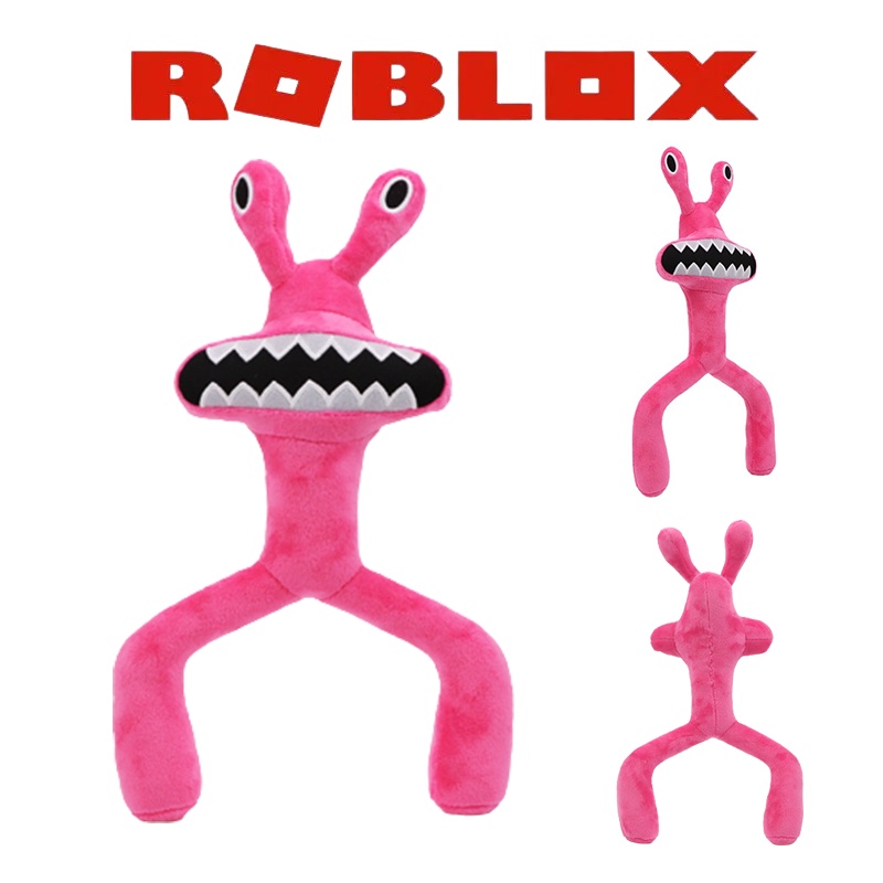 Roblox Rainbow Friends Pink Frog Plush Toy Boneca De Pelúcia Macia E ...