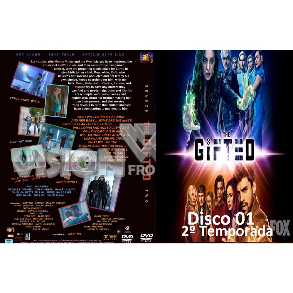 Dvd The Gifted - 2ª Temporada Completa - Legendado ou Dublado - 03 ...