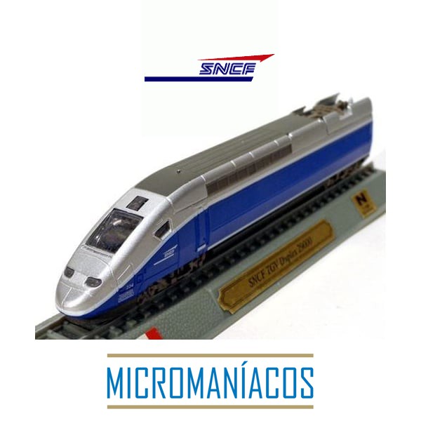 SNCF TGV Duplex 29000 Locomotiva - Del Prado - Locomotivas do Mundo ...